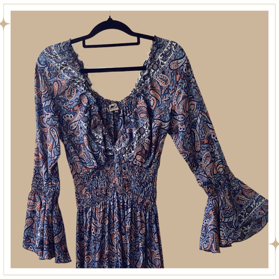 CALLIOPE dress - Periwinkle – caravan&co nz